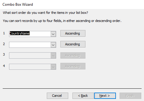 How to add a Lookup Control to a Form in Access 2016