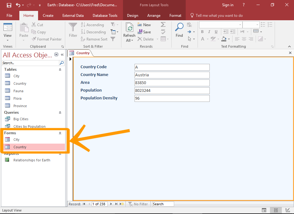 How to Create a Blank Form in Access 2016