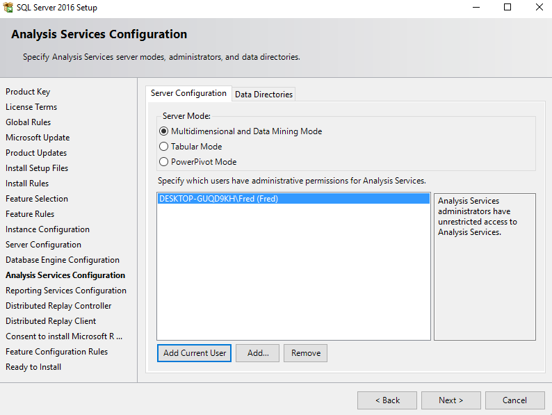 SQL Server 2016 Installation with Screenshots