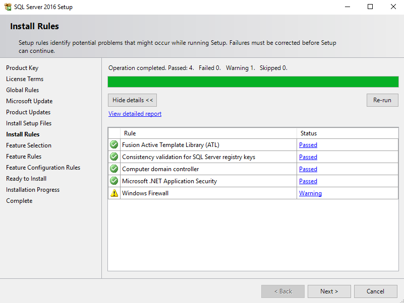 SQL Server 2016 Installation with Screenshots