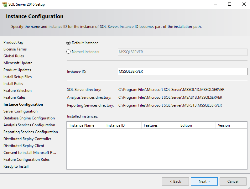 SQL Server 2016 Installation with Screenshots