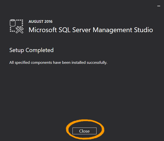How to Install SQL Server Management System for SQL Server 2016